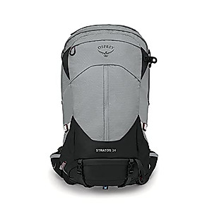 Osprey Stratos 34L Men's Hiking Backpack, Smoke Grey