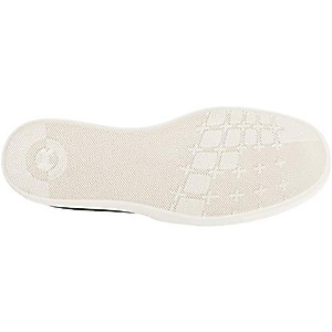 Under Armour Women's DJ Leather Sneaker, Black (001)/White, 7