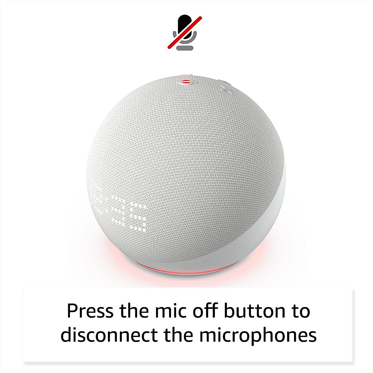 All-New Echo Dot (5th Gen, 2022 release) with clock | Smart speaker with clock and Alexa | Cloud Blue
