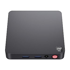 Beelink Desktop Mini PC T4 Pro, W10 PRO Intel Celeron N3350(up to 2.4GHz) Ultra-Quiet Mini Computer,4GB DDR/64GB eMMC,Dual HDMI Port,4 USB 3.0, 2.4G+5.8G WiFi, BT4.0