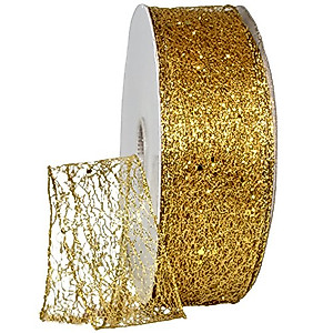 Morex Ribbon Olympus Ribbon, 1-1/2" x 50 yd, Gold