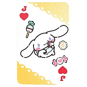 Sanrio Characters Playing Card Hello Kitty, Little Twin Stars, My Melody, Cinnamoroll, Pompompurin, Pochacco 3.5in x 2.4in x 0.7in with Paper case
