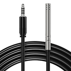 VIVOSUN Temperature & Humidity Sensor Probe, Waterproof Stainless Steel Environmental Monitoring Probe for GrowHub Controller E42/E42A, AeroLab THB1/THB1S, 12ft