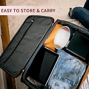 Male Masturbator Sex Toys for Men, Portable Pocket Pussy Stroker with 3D Realistic Textured Vagina Ultra Soft Stretchy Male Masturbators Cup, 2 in 1 Male Sex Toys (White)