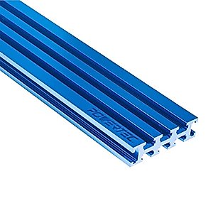 POWERTEC 71223 Multi T-Tracks | 36” Long - 3” High | Universal T Track Aluminum Extrusion For Woodworking