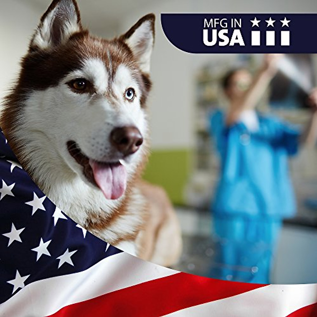 VetWELL Dog Ear Cleaner Solution & Infection Treatment for Dogs & Cats, Tris Otic Cleanser Drops Helps Eliminate Odor and Relieve Infections - 12oz