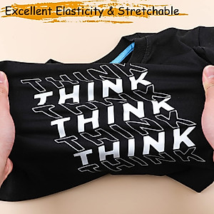 FURWEY Heat Transfer Vinyl White Iron on Vinyl-12 x 45Ft HTV Vinyl Roll Easy to Cut & Weed for Heat Vinyl Design