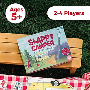MindWare Slappy Camper Strategy Game - Think Fast and Fill Your Camper – for 2-4 Players – Ages 5 and Up