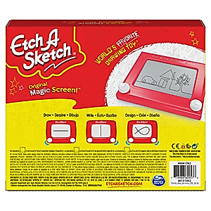 Etch A Sketch Classic, Drawing Toy with Magic Screen, for Ages 3 and up (Style May Vary)