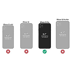 LifeProof FRE Series Waterproof Case for iPhone 12 PRO (NOT 12/Mini/Pro Max) Non-Retail Packaging - Free Diver