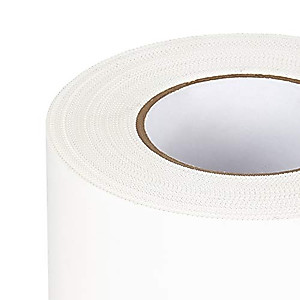 Blue Summit Supplies Vapor Barrier Tape, PE 9mm Polyethylene Tape Sealing Moisture Barrier Seam and Seal Tape for Crawl Space or Marine Use, Waterproof White 9 Mil Poly Tape, 3.78 Inch, 180 Foot Roll