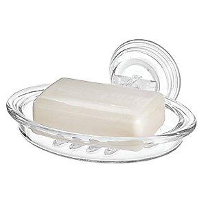 InterDesign Power Lock Suction, Soap Holder, Clear