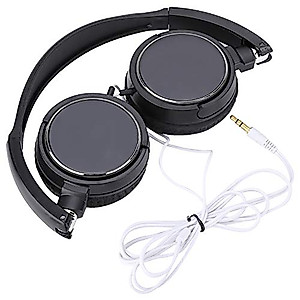 Liyeehao 93dB Portable Wired Headset, Support FM Automatic Search, Foldable Noise Cancelling Headphone, for Sports for Travel