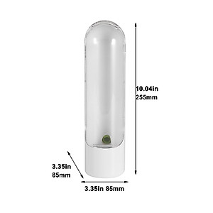 Fresh Herb Keeper, Herb Saver for Refrigerator, Herb Storage Container Vanilla Keep-Fresh Cup Vegetable Preservation Bottle Keeps Greens Fresh for Cilantro Mint Parsley Asparagus