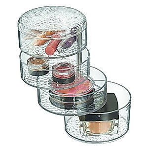 iDesign Storage Case, 11.43 x 11.43 x 18.29, Pivoting Organizer