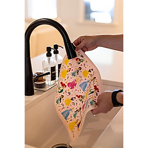 Simple Modern Silicone Placemat for Baby, Toddlers, Kids | Non-Slip Baby Eating Table Food Mat for Restaurants and Dining Table | Piper Collection | Minnie Mouse Rainbows