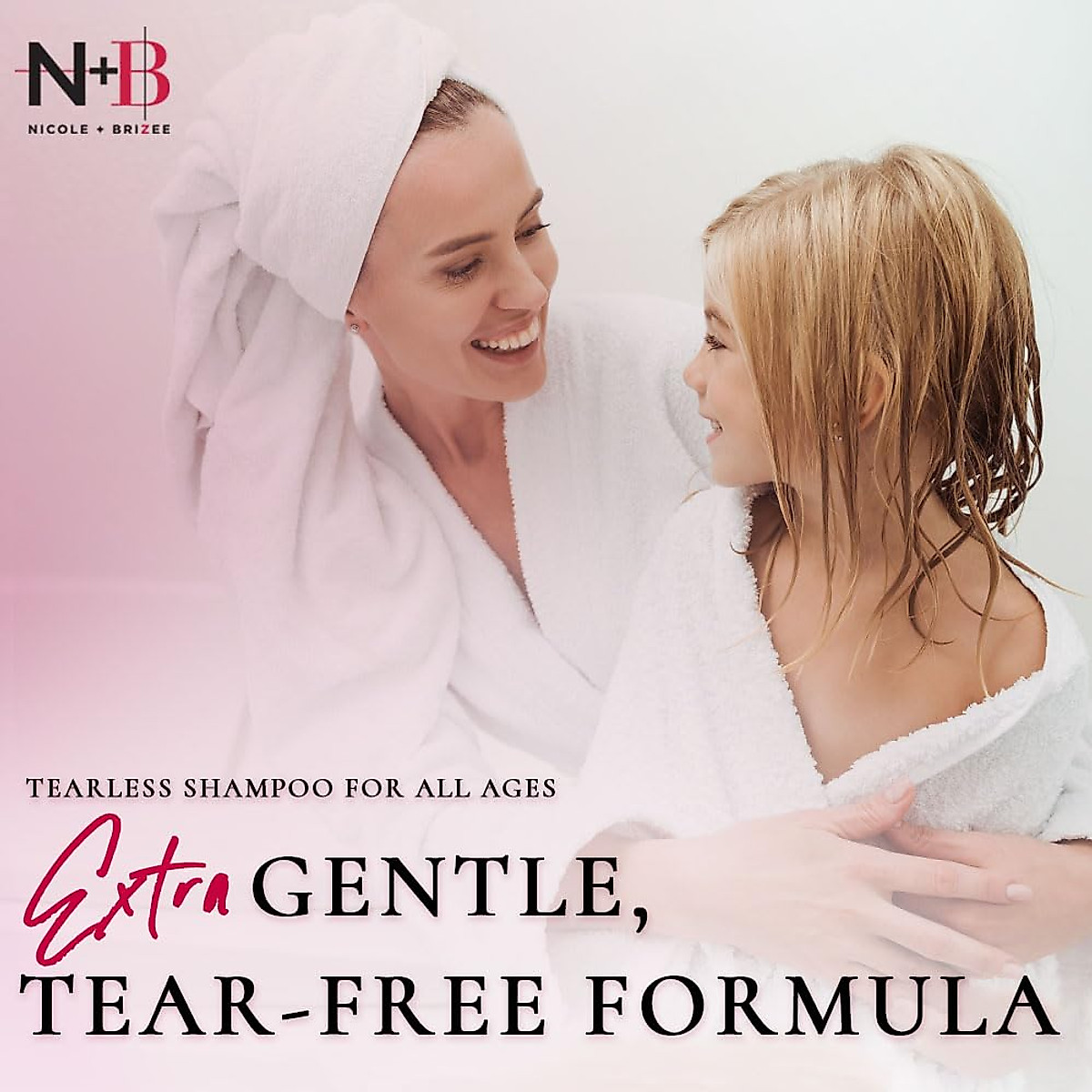 N+B Tearless Collection | Gentle Tear Free Formula | Safe for ALL Ages | Certified Organic Ingredients | USA Made (Conditioner)