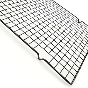 foxwelkin Baking Rack Cooling Rack,Size 16"x 10" - Cool Cookies Cakes Breads - Heavy Duty Commercial Quality Wire Rack (4 pack)