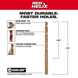 MILWAUKEE'S Jobber Drill,7/32",HSS (48-89-2311)