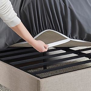 Hearth & Harbor Grey Twin Fitted Sheet Kids, Extra Deep Pocket Fitted Sheet Twin Size, 1800 Microfiber Fitted Twin Sheet Only, Ultra Soft Twin Bed Fitted Sheet Fits up to 24 Inch Mattress