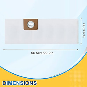 KEEPOW 4 Gallon Replacement Vacuum Bags Compatible with Vacmaster VF408 VF410P, Part# VFDB (10 Pack)