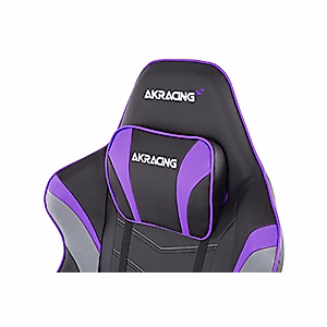 AKRacing Masters Series Max Gaming Chair with Wide Flat Seat, 400 Lbs Weight Limit, Rocker and Seat Height Adjustment Mechanisms - Indigo