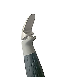 JINYO Mortar Trowel Rubber Handle Mortar Trowel Mortar Pointing Trowel Jointer Trowel Iron Bucket Handle Pointing Tool Narrow Bucket Brick