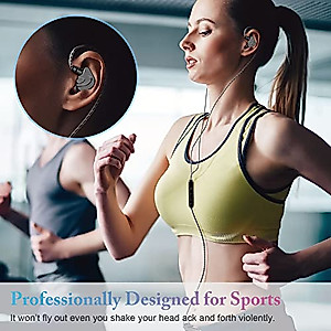 JAKPAK 3.5mm Earphone for Samsung A13 A12 A32 Wired Sport Earphones with Mic Volume Control Noise Canceling Deep Bass Stereo Sound Earbuds for Samsung A03s A02S S10 S9, Moto G Stylus,G Pure,One 5G Ace