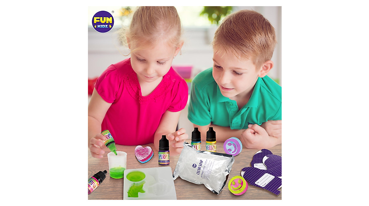 FunKidz Soap Making Kit: DIY STEM Crafts for Kids & Gifts