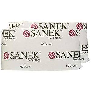 SANEK Neck Strips, 60 Count (Pack of 2)