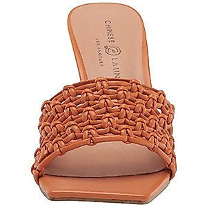 Chinese Laundry Women's Yazzie Heeled Sandal, Orange, 8