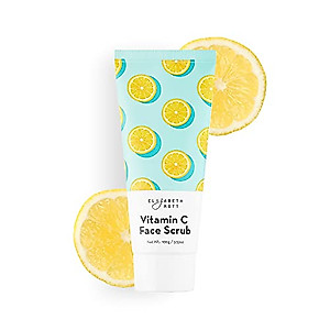 Elizabeth Mott Sure Thing Vitamin C Face Scrub - Heat Activated, Deep Pore Cleansing, Exfoliating Facial Cleanser to Buff and Smooth Skin - Vegan, Cruelty Free Skincare Product for Clear Skin, 3.52oz