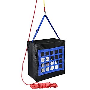 Emergency Escape Bag for Pets up to 100 Pounds - Rope 50ft Included - Safety Equipment Carrier - Rapid Rescue Bag for Pets Animals (Large 28"x21"x14")