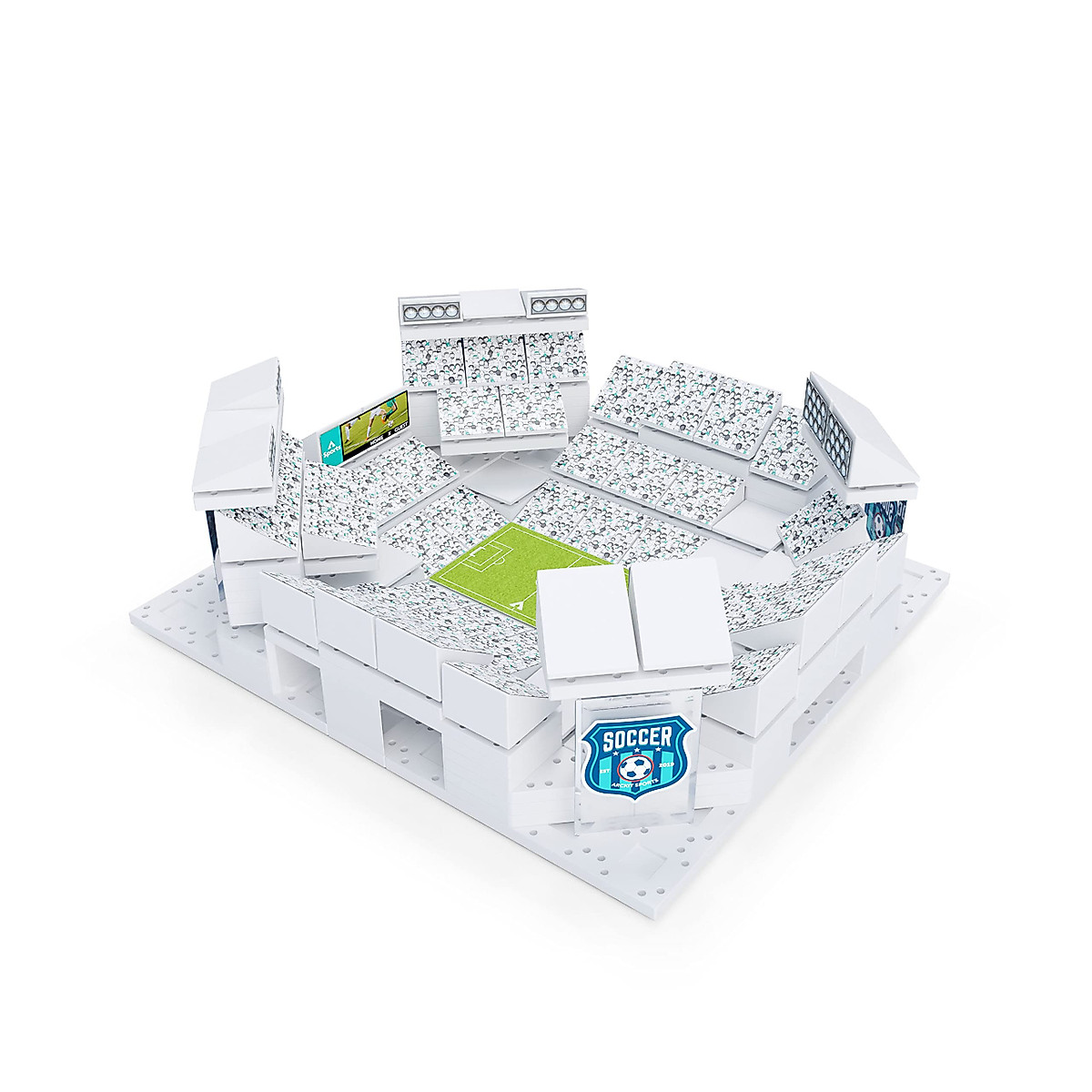 Arckit Stadium Volume 1 Scale Model Building Blocks Kit, STEM Educational Toy, Architecture for Kids, Unique Gift for Adults & Kids