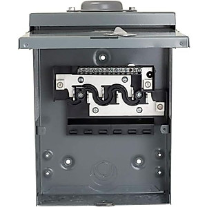 Square D - HOM612L100RBCP Homeline 100 Amp 6-Space 12-Circuit Outdoor Main Lugs Load Center