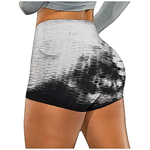 Bblulu Butt Lift Leggings for Women Workout Shorts Tummy Control Yoga Pants High Waist Scrunch Butt Yoga Pants with Pocket