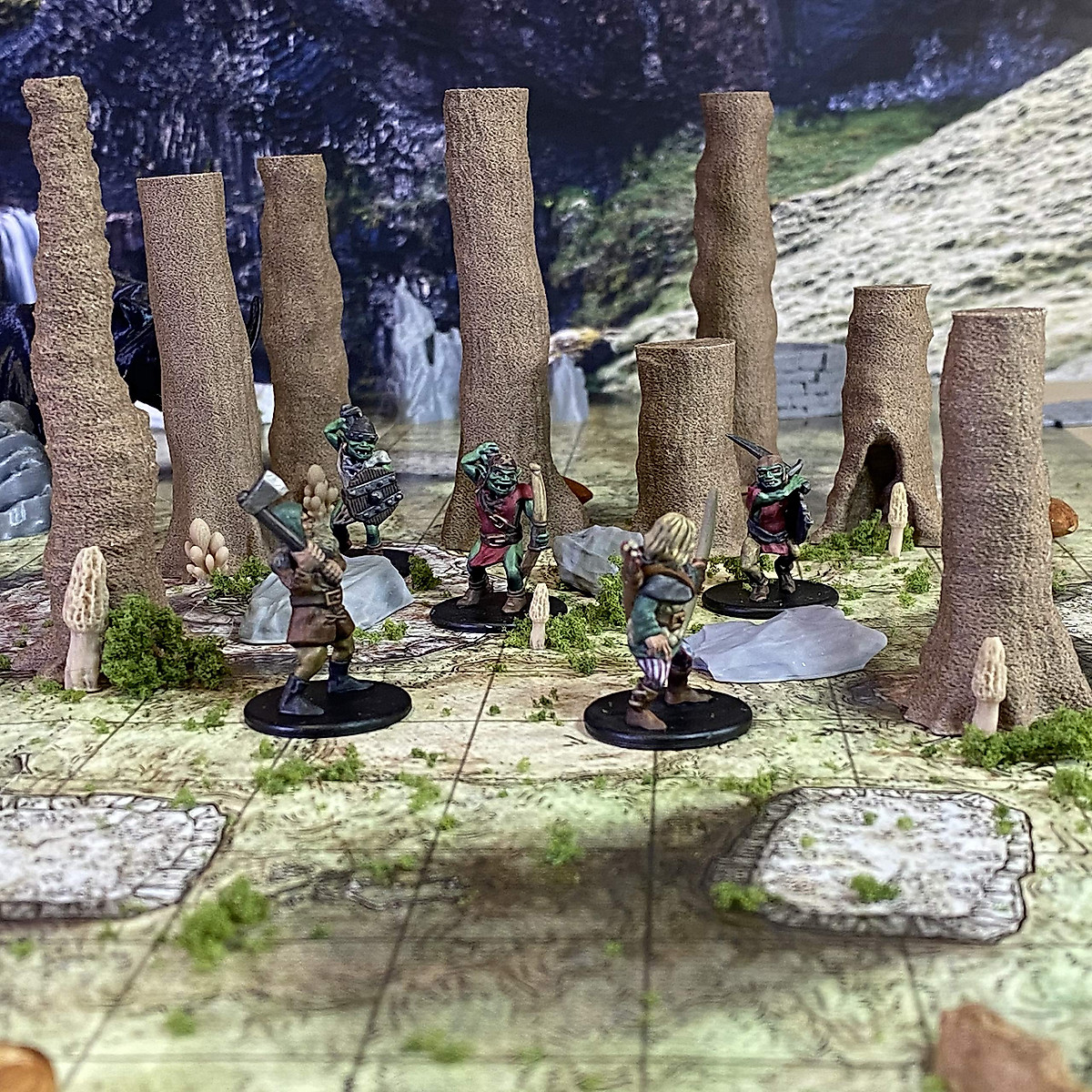 Extruded Gaming Rosewood Trees Set 2