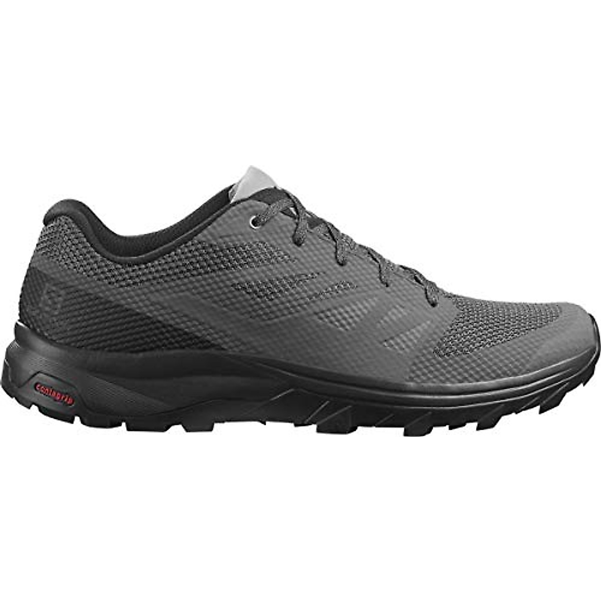 Salomon Outline Hiking Shoes for Men, Magnet/Black/Monument, 7