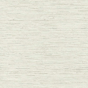 RoomMates RMK11562WP Beige and Gray Faux Grasscloth Non-Textured Peel and Stick Removable Wallpaper,Beige / Grey