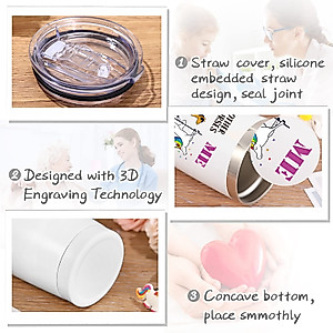 Other Nurses Me Funny Wine Tumbler, Novelty Unicorn Graduation Birthday Gift for Nurse, Registered Nurse, Nurse Practitioner, 20 oz Vacuum Insulated Travel Mug with Gift Box (White)