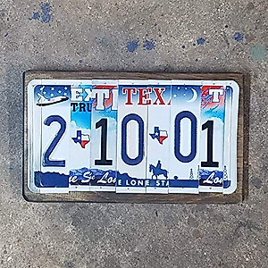 Jersey Plate Art - 10 year anniversary gift, unique birthday gift, license plate sign