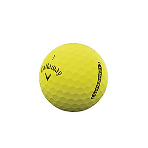 Callaway Golf Superfast Bold Golf Ball, Yellow