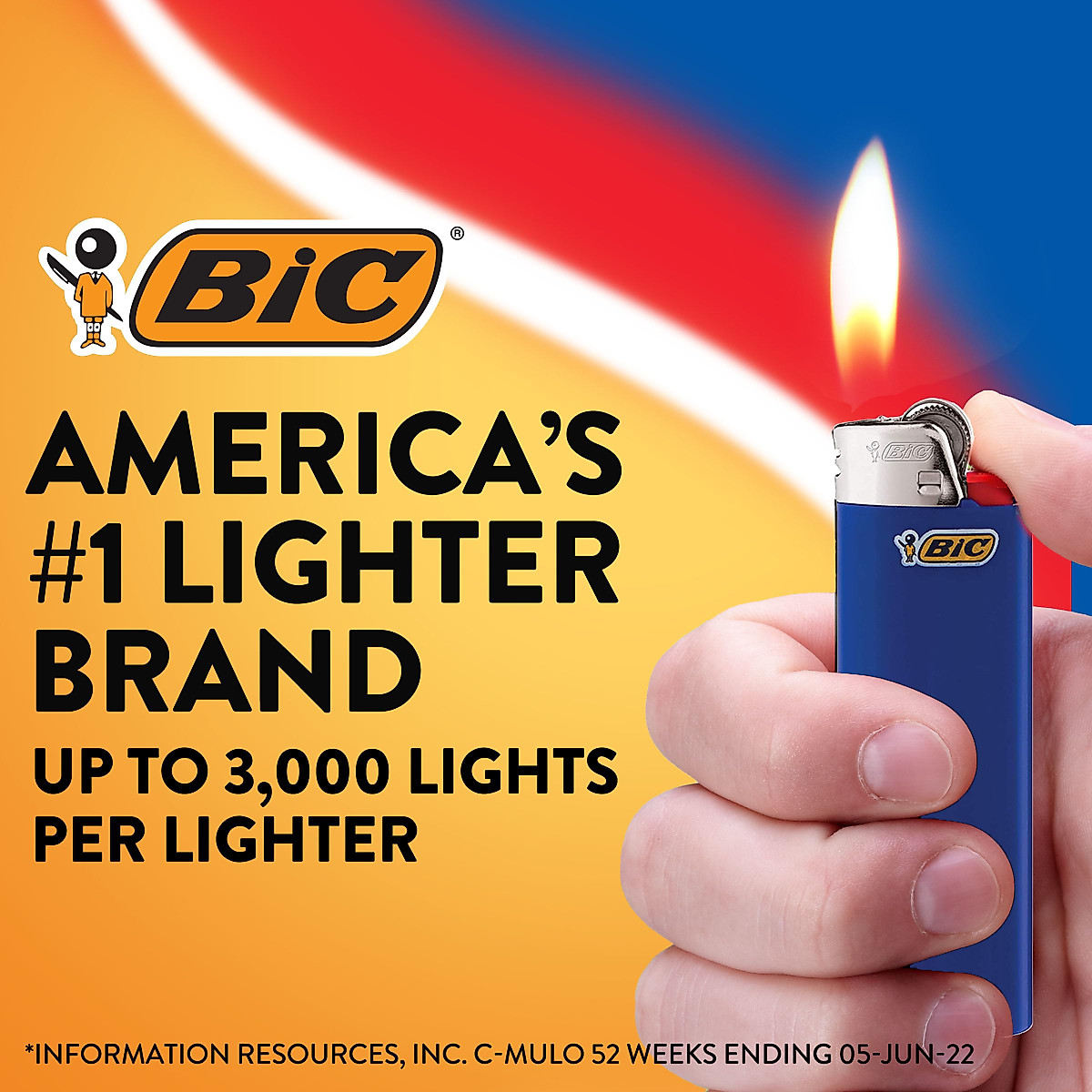 BIC Pocket Lighter, Special Edition Bob Marley Collection, Assorted Unique Lighter Designs, 8 Count Pack of Lighters
