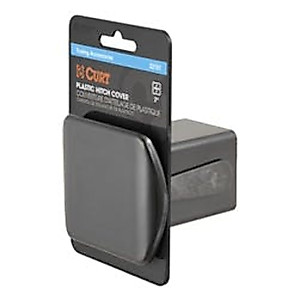 CURT 22271 Rubber Trailer Hitch Cover, Fits 1-1/4-Inch Receiver