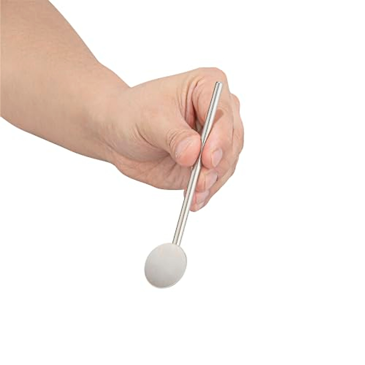 Restaurantware Bar Lux 5 Inch Spoon Straws 2 Food-Grade Reusable Cocktail Straws - Built-In Spoon Dishwashable Stainless Steel Cocktail Spoons For Drinking And Stirring