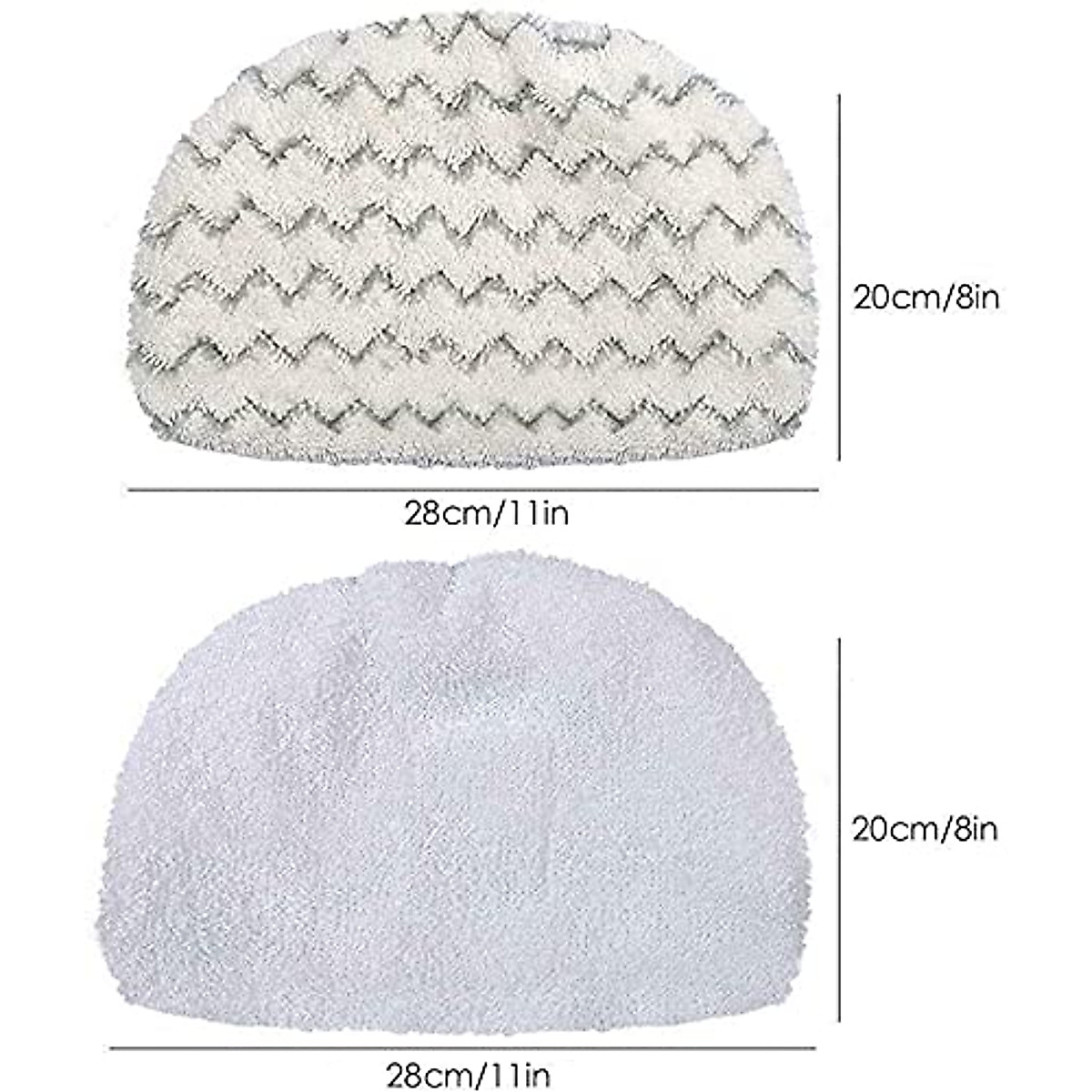eoocvt 4pcs Mop Pads Replacement for Bissell PowerFresh 1940 Series 1440 1544 1806 2075 Series, Steam Mop Model 19402 19404 19408 19409 1940a 1940f 1940q 1940t 1940w