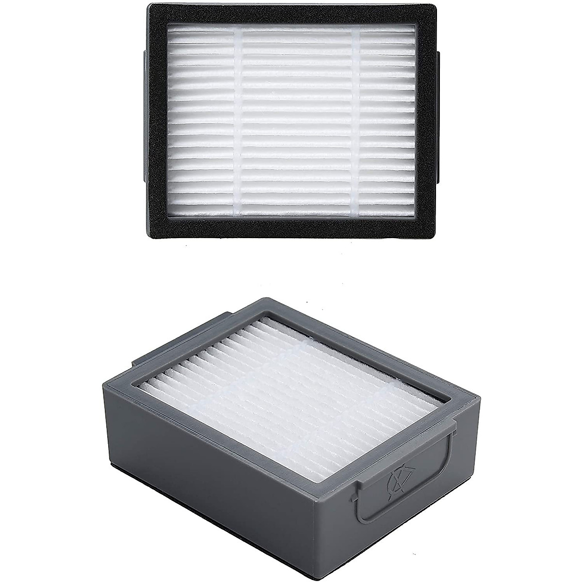 Replacement Parts Compatible for iRobot Roomba i7 j7 i3 i4 i7+ Plus i3+ i4 i4+ i6 i6+ i8 i8+ E5 E6 j7+ plus E&i&j Series, Multi-Surface Rubber Brush, High-Efficiency Filter, Edge-Sweeping Brush