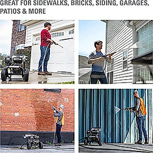 SIMPSON Cleaning PS3228 PowerShot 3300 PSI Gas Pressure Washer, 2.5 GPM, Honda GX200 Engine, Includes Spray Gun and Extension Wand, 5 QC Nozzle Tips, 5/16-inch x 25-foot MorFlex Hose