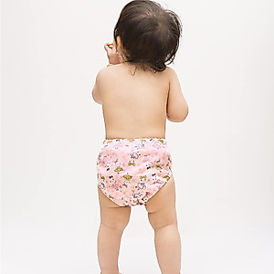 Toddler Underwear Girls 3T, Baby Girls' Training Underpants, Baby Girls' Rubber Pants, Plastic Diaper Covers for Swim Underwear Toddler Training Pants