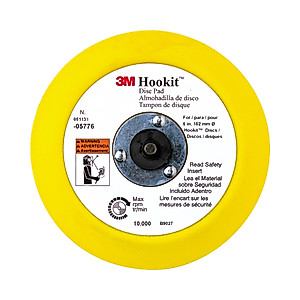 3M 05776 Hookit Disc Pad, 6 inch